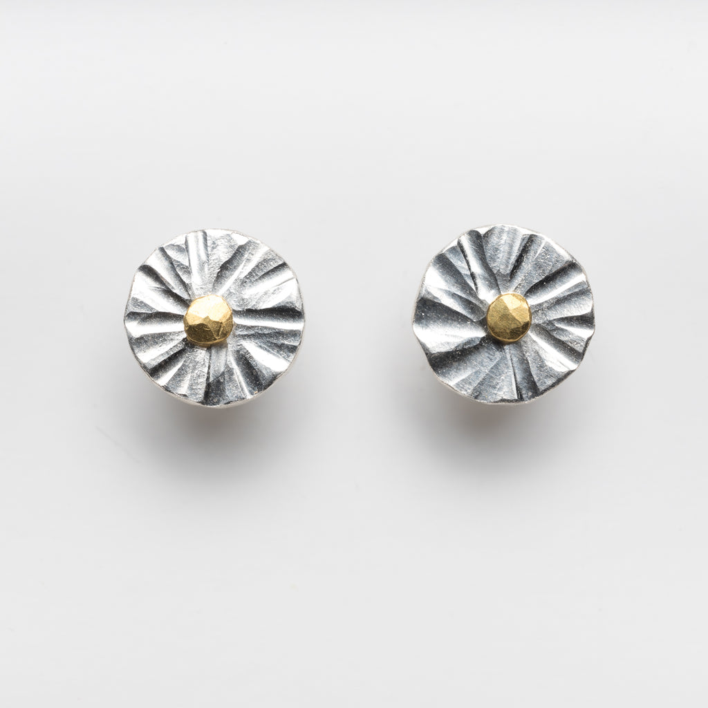 Silver peel studs by Lucía Araoz made in Dunedin, New Zealand – Frances ...