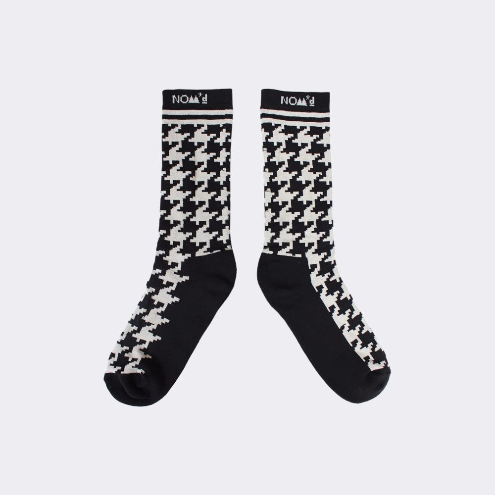 Houndstooth socks by NOM*d made in Auckland, New Zealand, three sizes ...